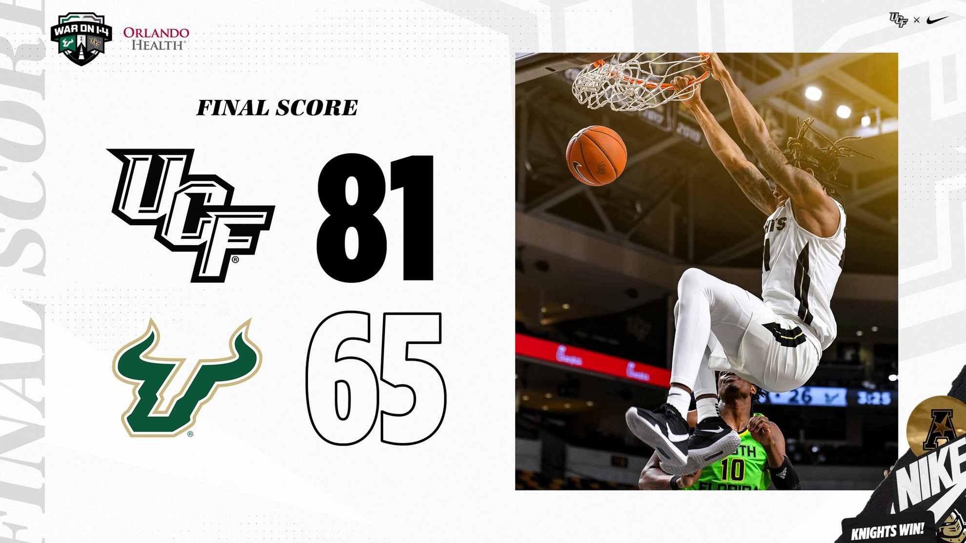 UCF Easily Rolls Past South Florida - UCF Athletics - Official ...