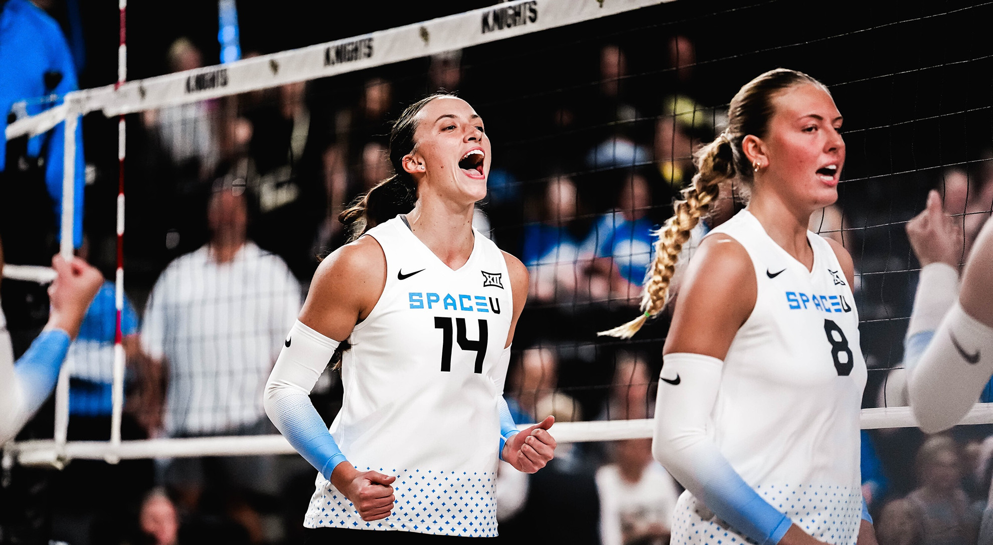 Mission Accomplished: Volleyball Soars Past Houston in Dominating Sweep ...