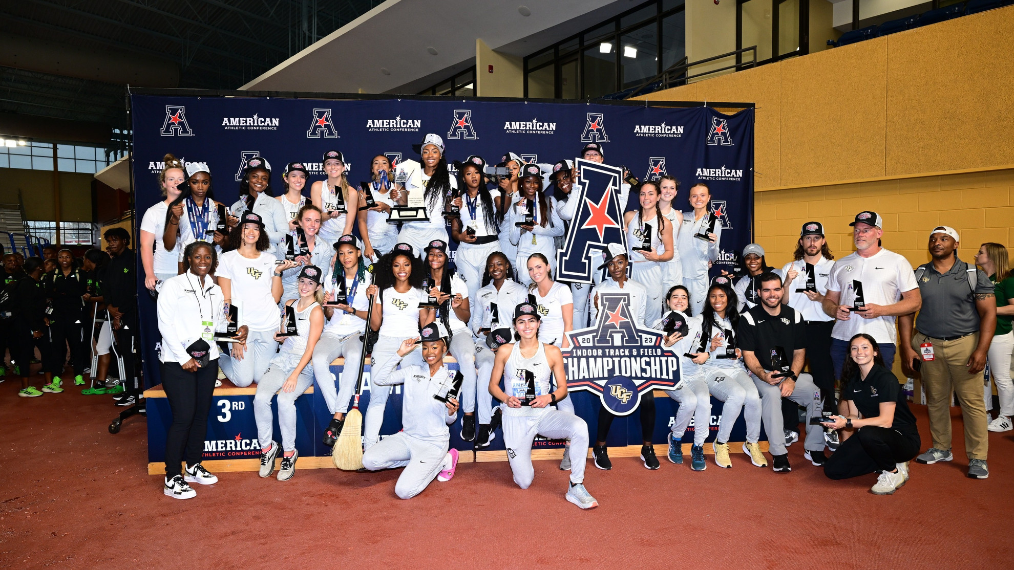 Track and Field Wins Second Consecutive AAC Indoor Title in Dominant ...