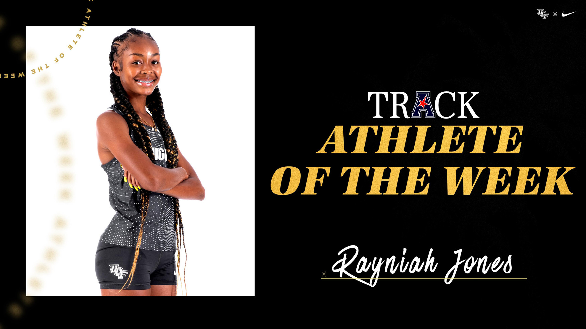 Jones Named Athlete of the Week - UCF Athletics - Official Athletics ...