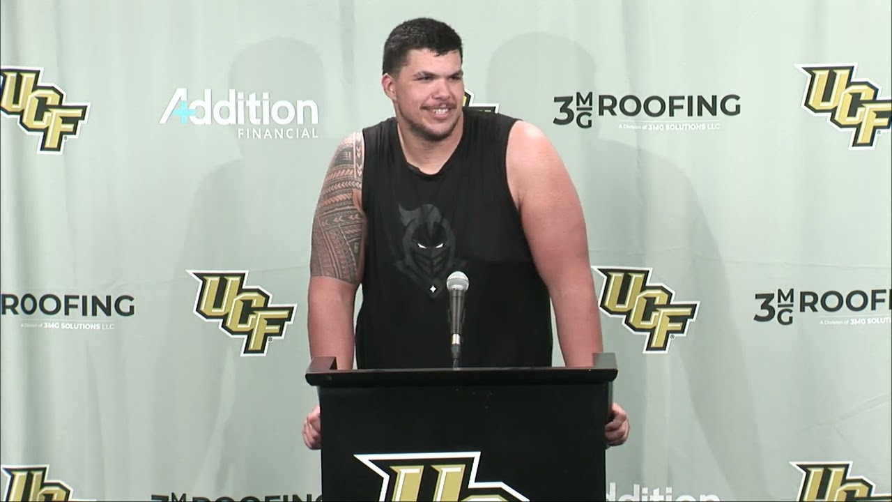 Sam Jackson First Day of Fall Camp Media Availability - UCF Athletics ...