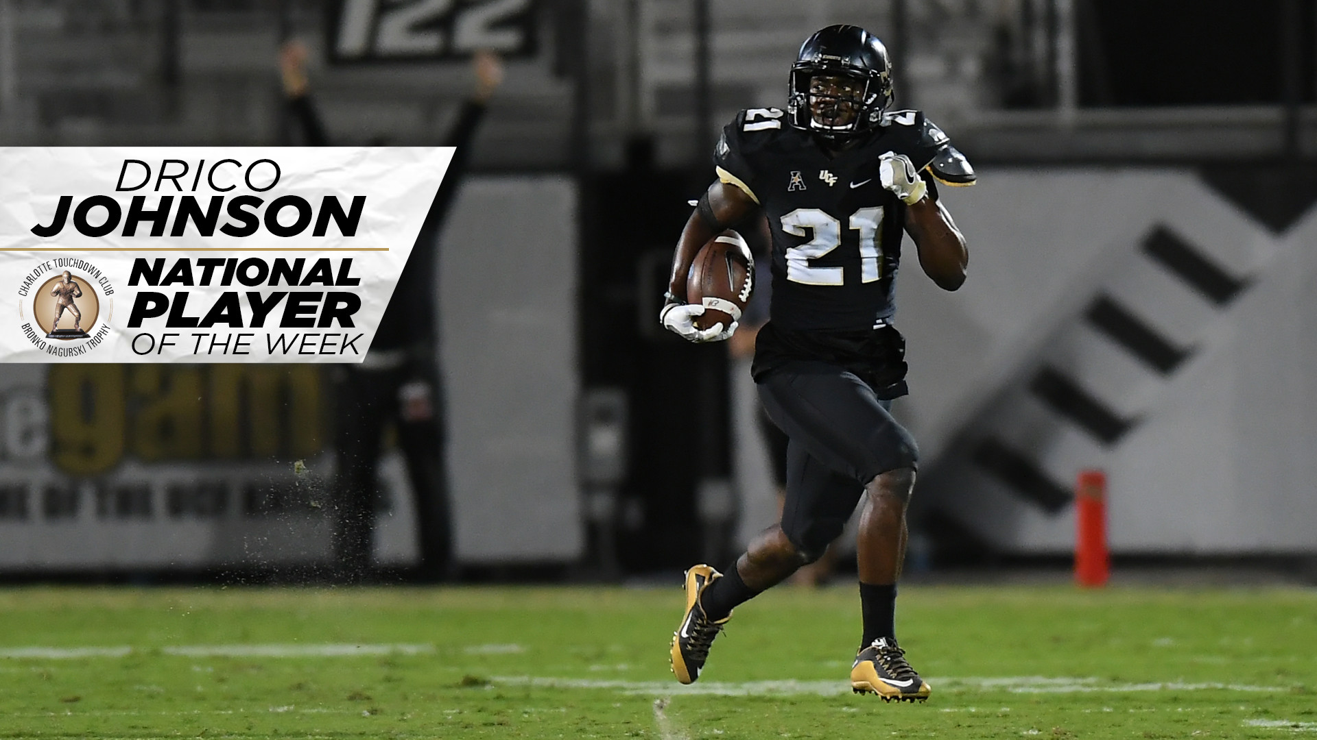 Johnson Earns National Award - UCF Athletics - Official Athletics Website