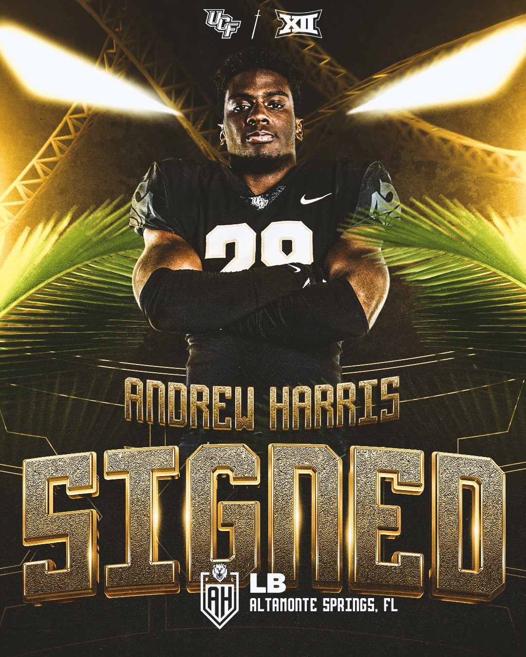 Andrew Harris - Football 2022 - UCF Athletics - Official Athletics Website