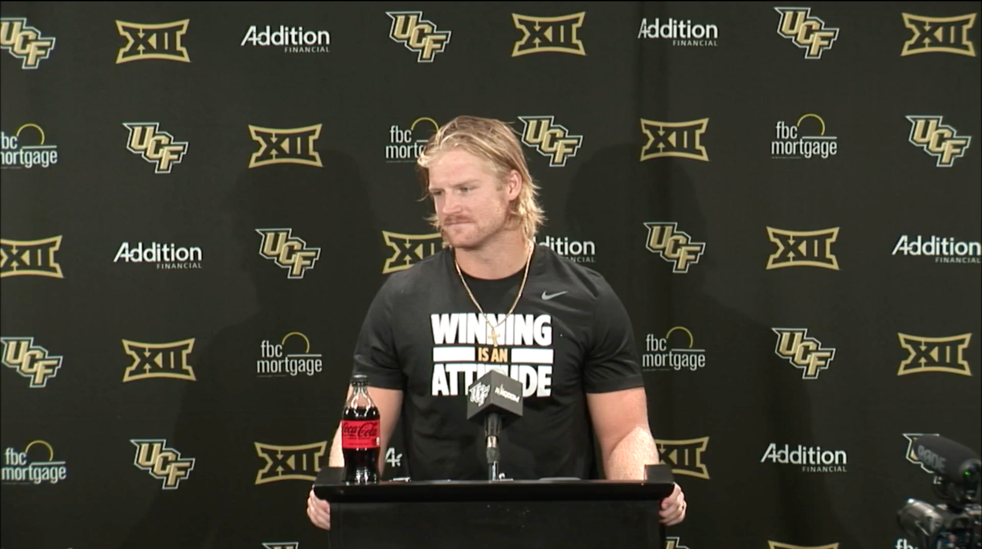 UCF Football LB Ethan Barr: New Hampshire Game Week Press Conference ...