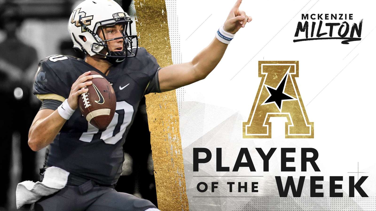 Milton: Player of the Week - UCF Athletics - Official Athletics Website