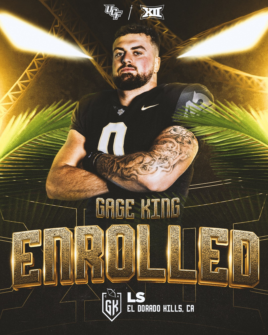 Gage King - Football 2022 - UCF Athletics - Official Athletics Website