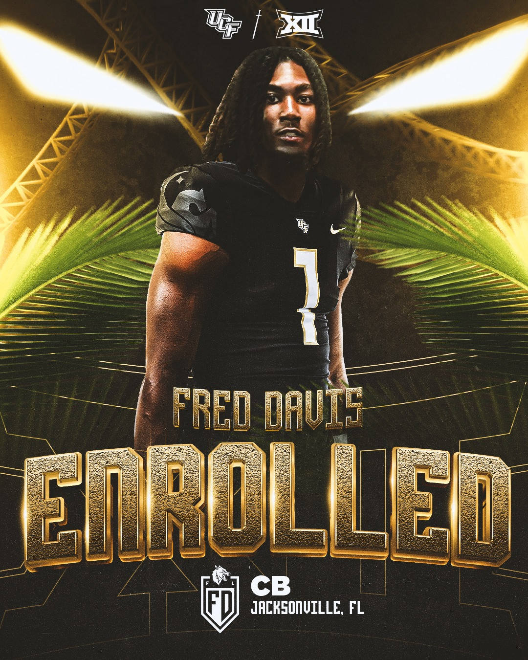 Fred Davis - Football 2022 - UCF Athletics - Official Athletics Website