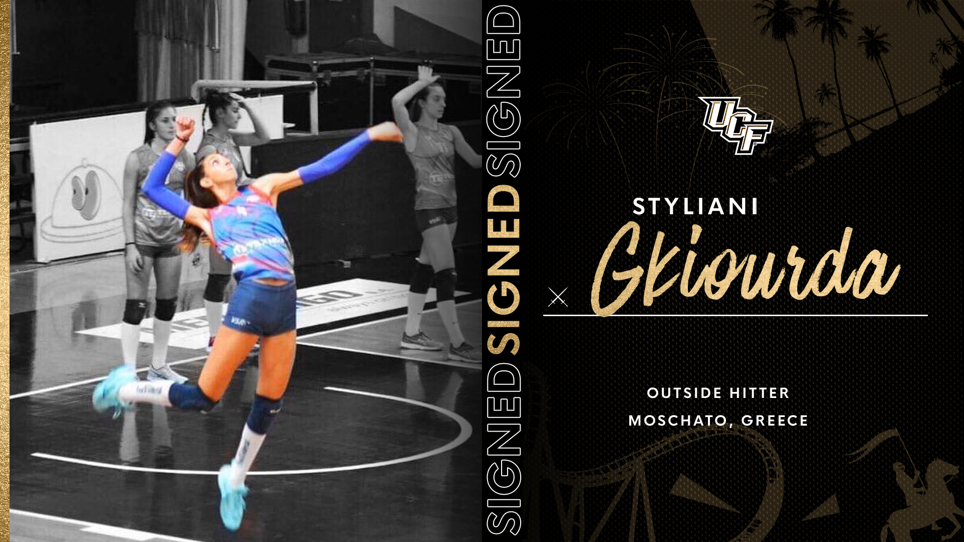 Volleyball Secures Styliani Gkiourda - UCF Athletics - Official ...
