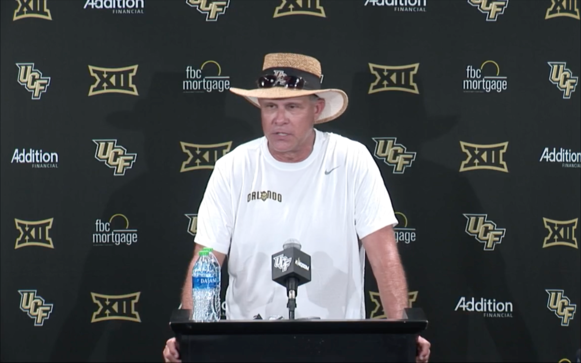 UCF Football HC Gus Malzahn - Fall Camp (Day One) - UCF Athletics ...
