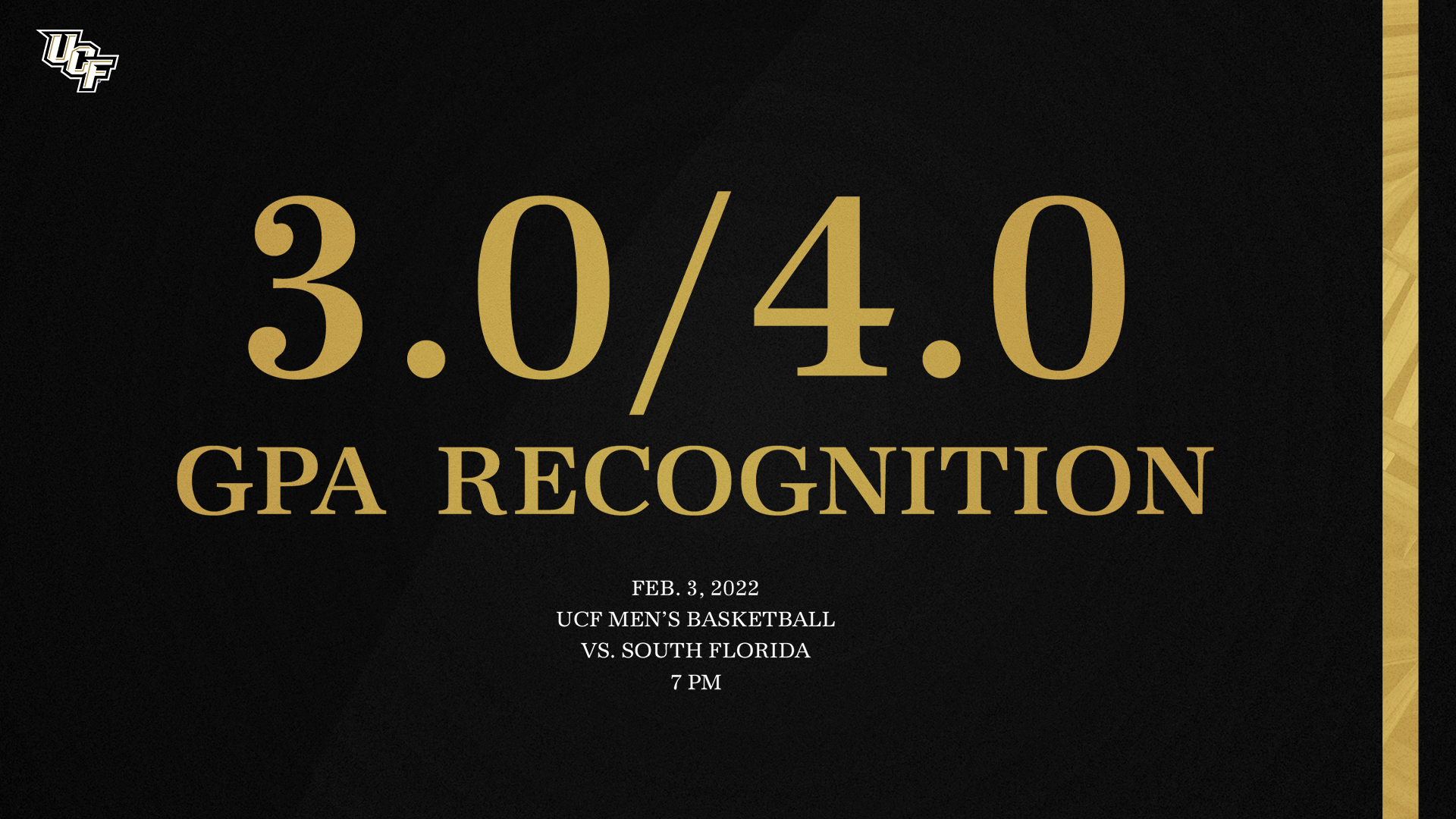 UCF To Recognize 3.0/4.0 GPA Student-Athletes - UCF Athletics ...