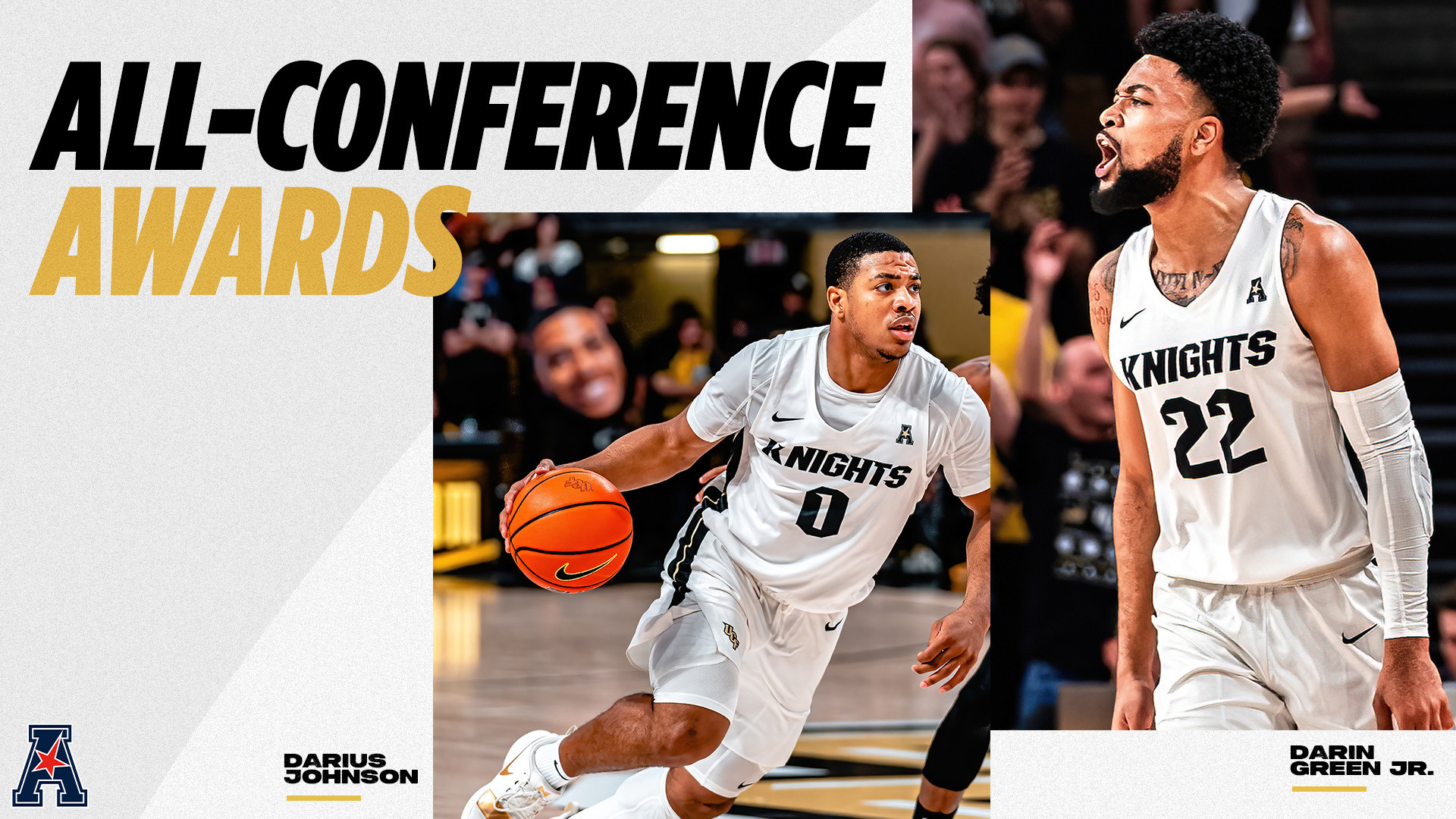 Green, Johnson Honored by The American - UCF Athletics - Official ...