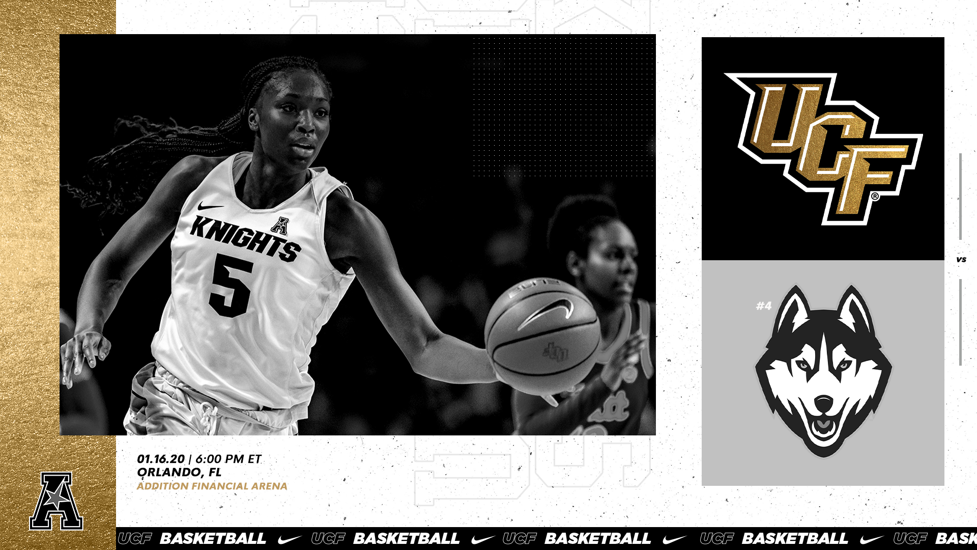 UCF Returns To Host No. 4 UConn - UCF Athletics - Official Athletics ...