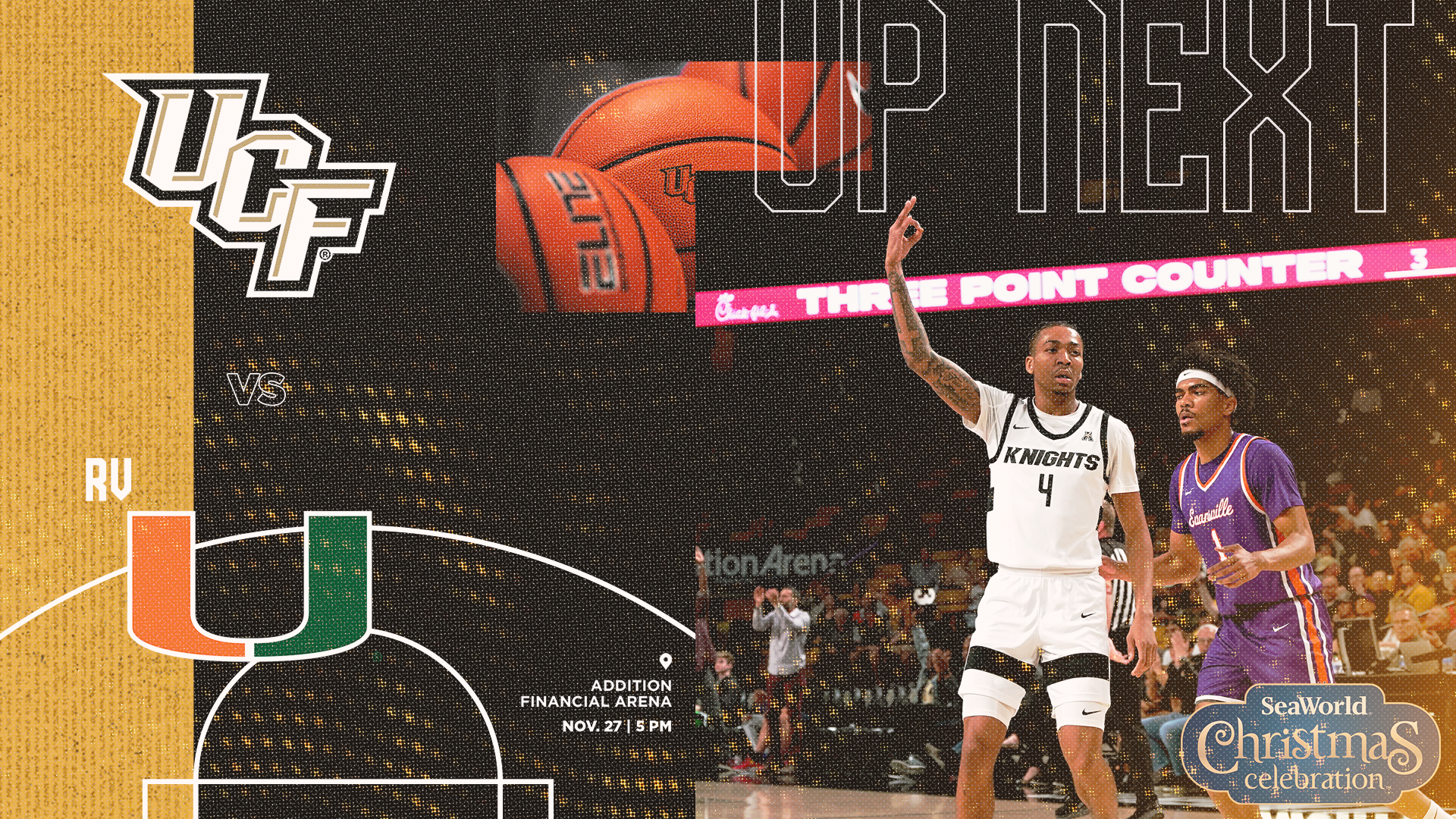 Men's Hoops Set for In-State Showdown with Miami - UCF Athletics ...