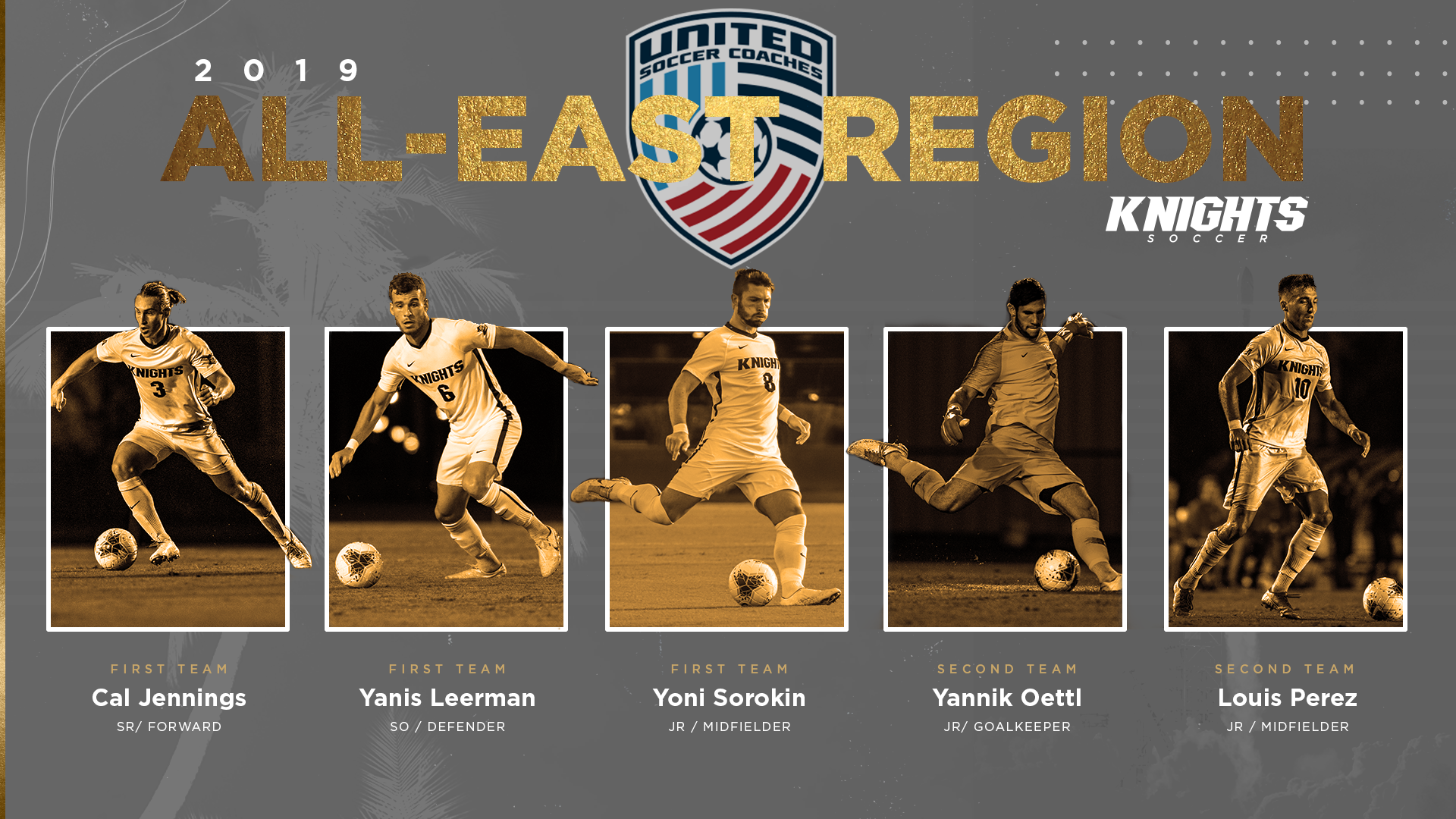 Five Knights Named to All-East Region Teams - UCF Athletics - Official ...