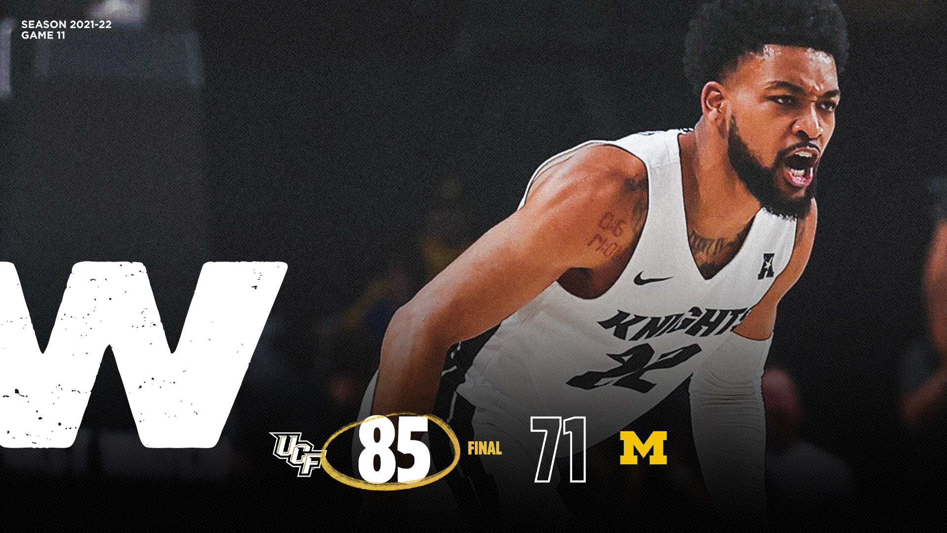 Knights Run Away From Michigan In Second Half - UCF Athletics ...