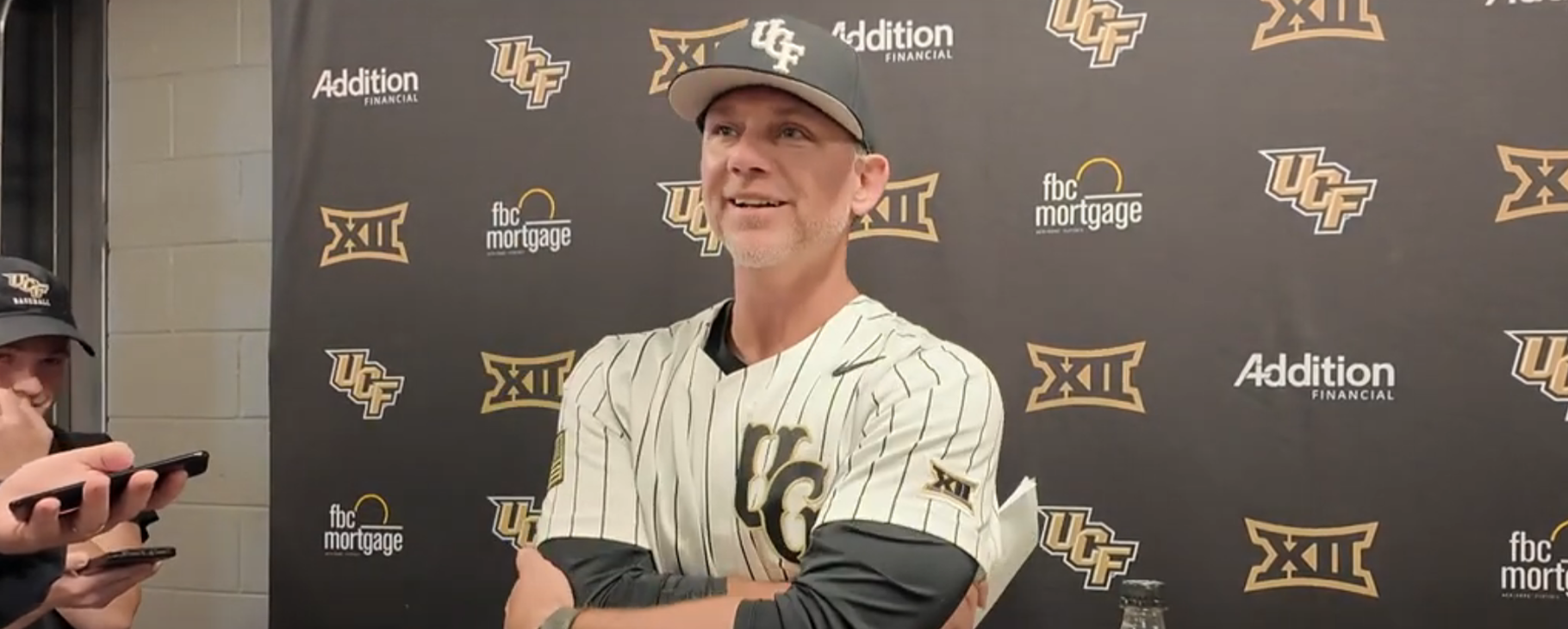 POSTGAME: UCF Baseball 13, #6 Florida 3 - Rich Wallace Media Session ...
