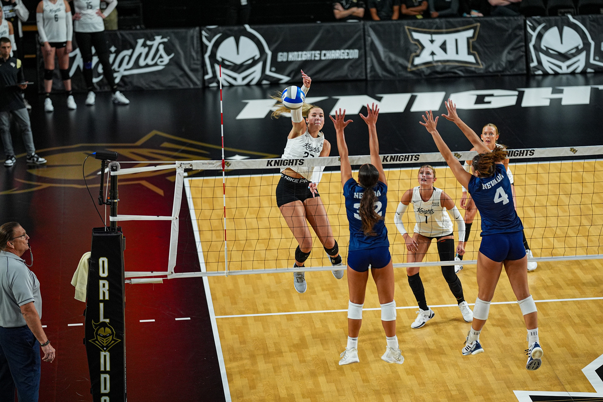 Volleyball Tops Nevada 3-1 in Home Opener - UCF Athletics - Official ...