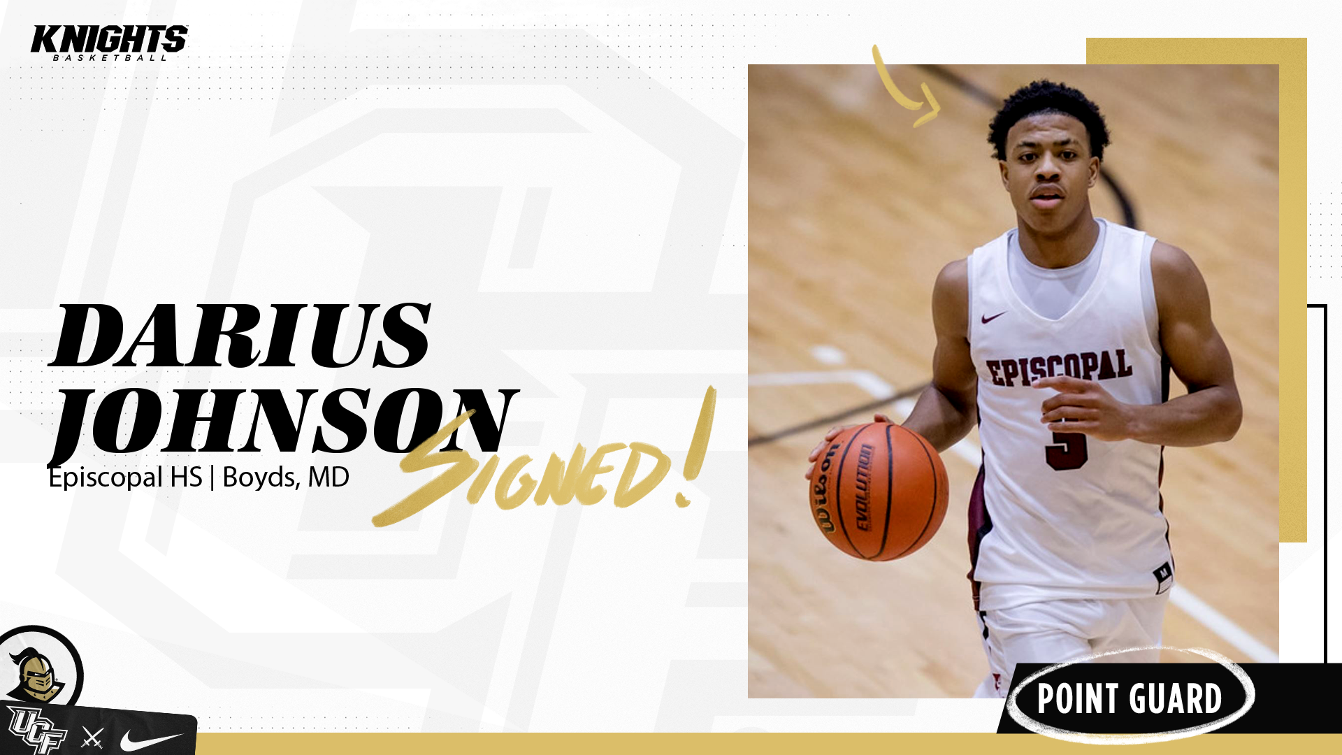 Dawkins Signs Four-Star Darius Johnson - UCF Athletics - Official ...