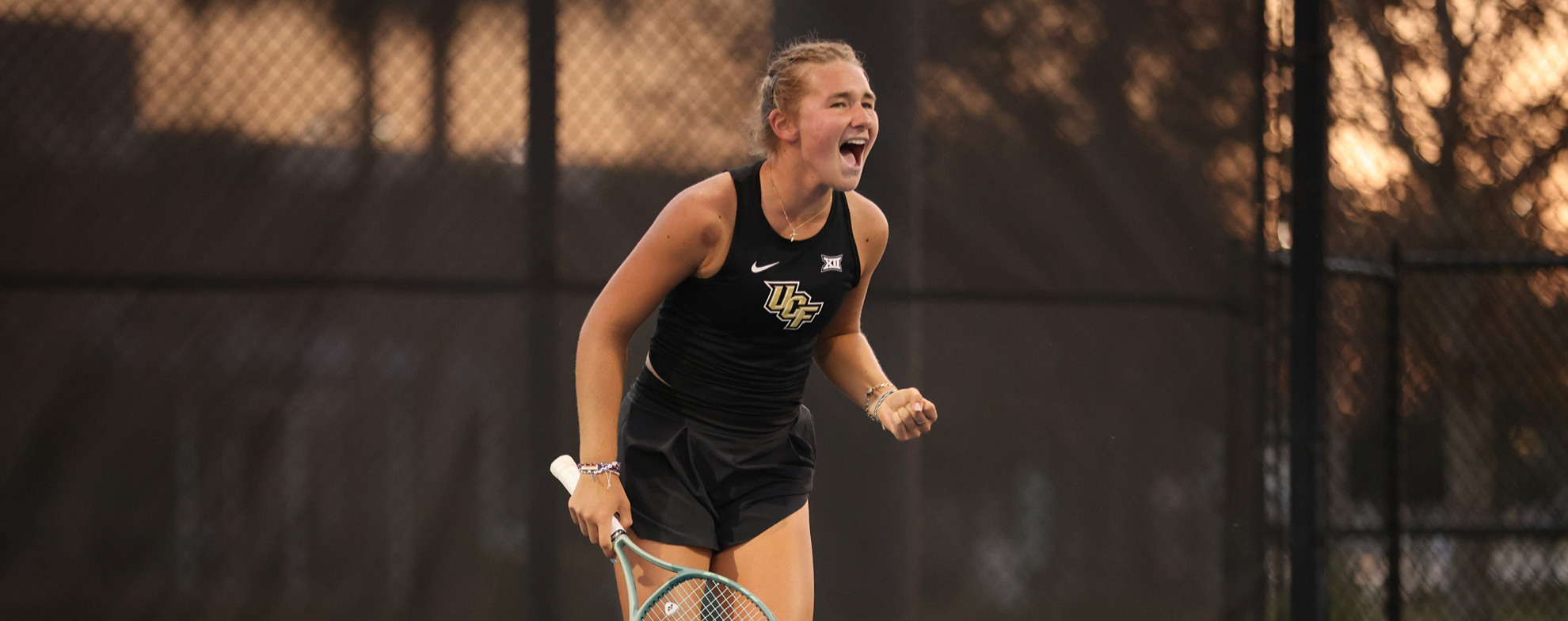 No. 23 Women's Tennis Tops No. 15 Baylor in Dramatic 5-2 Victory - UCF ...