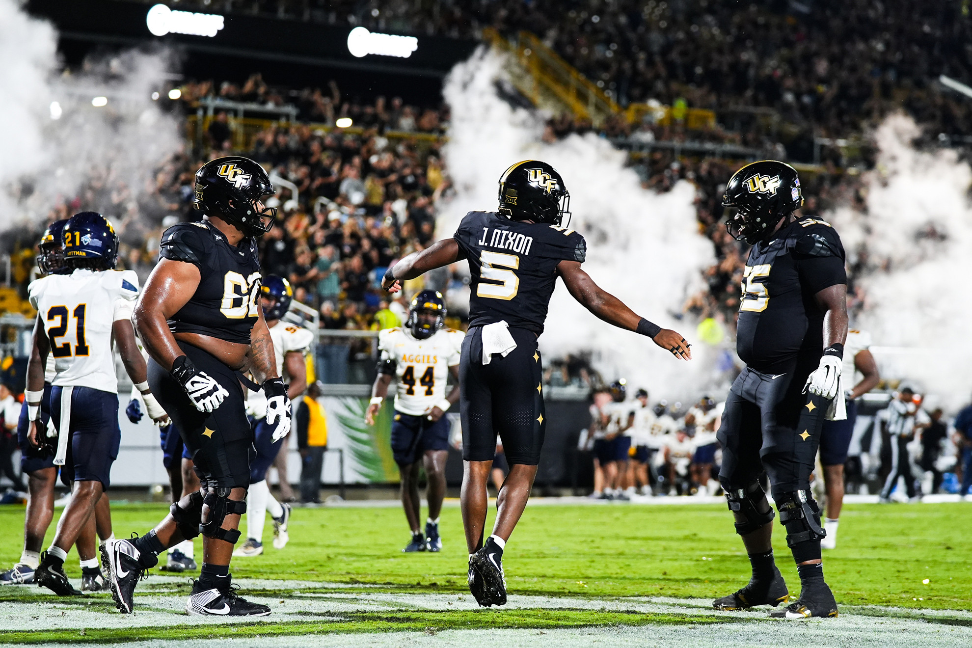Nixon's Historic Knight Leads to UCF 68-7 Victory Over N.C. A&T - UCF ...