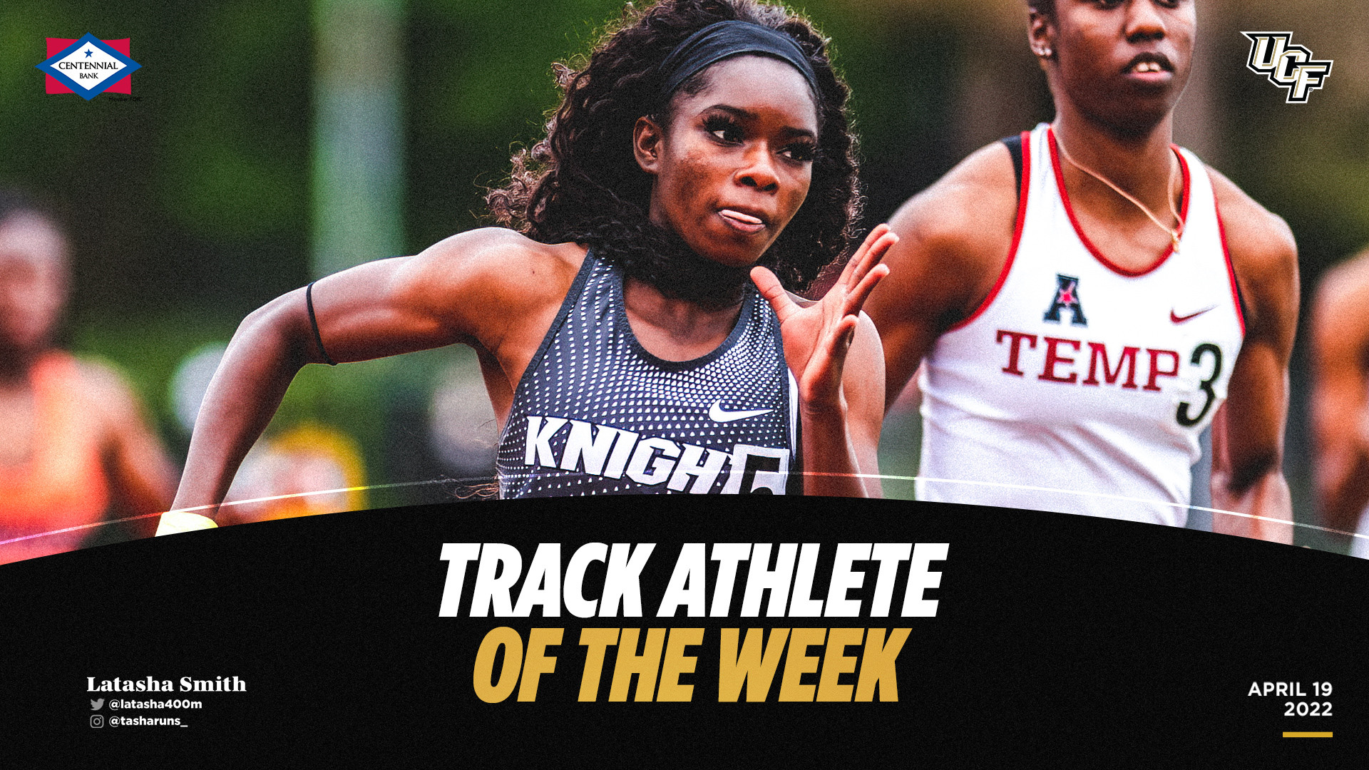 Latasha Smith Named AAC Track Athlete of the Week - UCF Athletics ...
